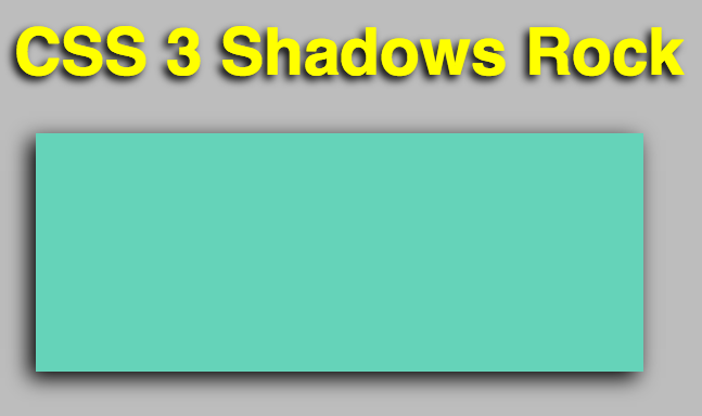 CSS Shadows Brian Prom Blog