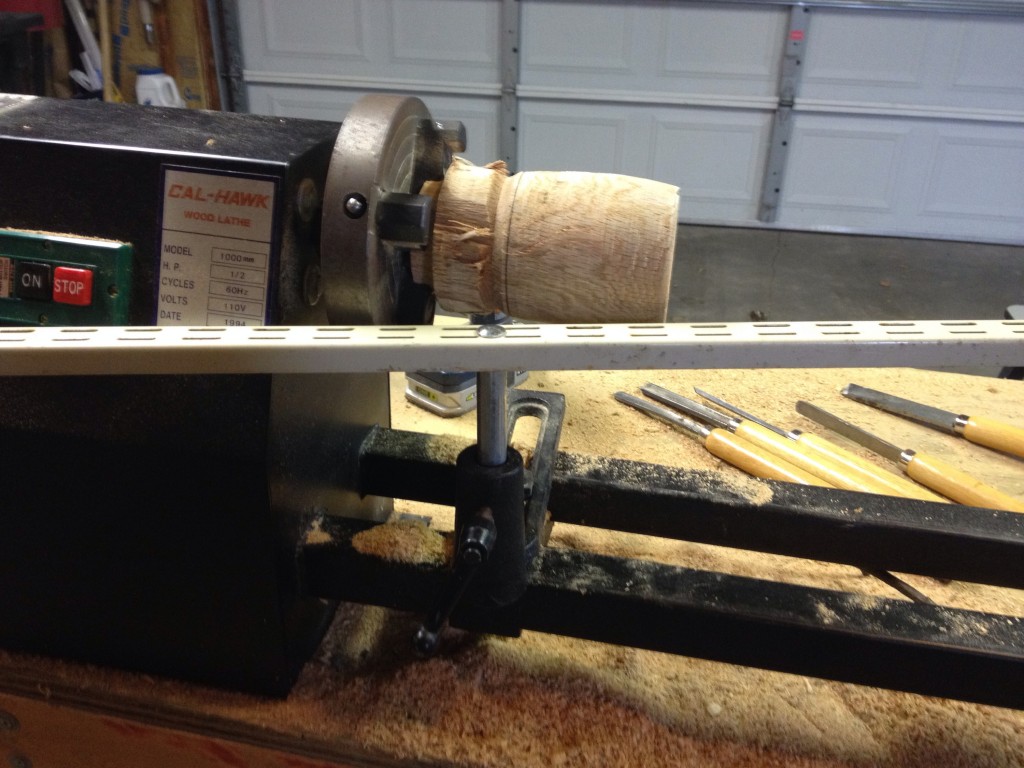 Oak Log + Wood Lathe = Wood Drinking Goblet and Coffee Mug - Brian Prom ...