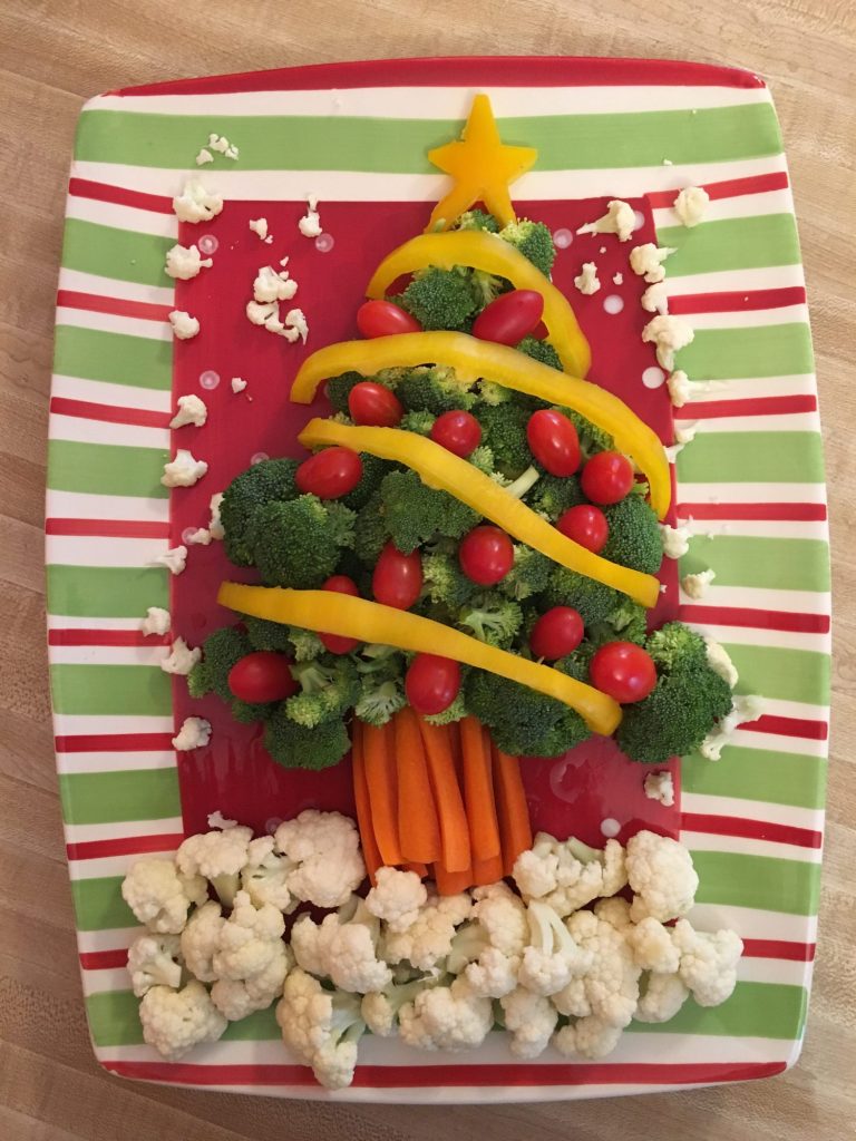 Christmas Tree Vegetable Tray - Brian Prom Blog