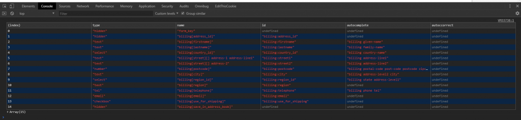 HTML Form Autocomplete Analyzer Bookmarklet - Brian Prom Blog