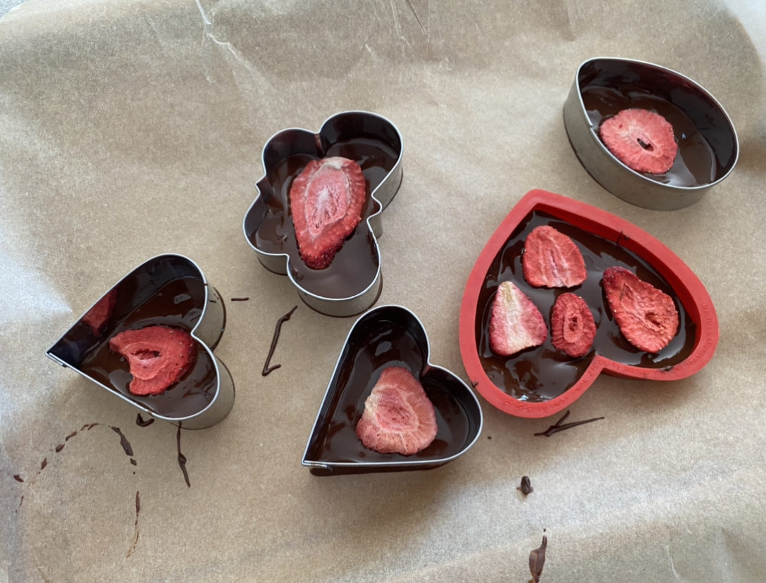 Chocolate Strawberry Heart Candies - Brian Prom Blog