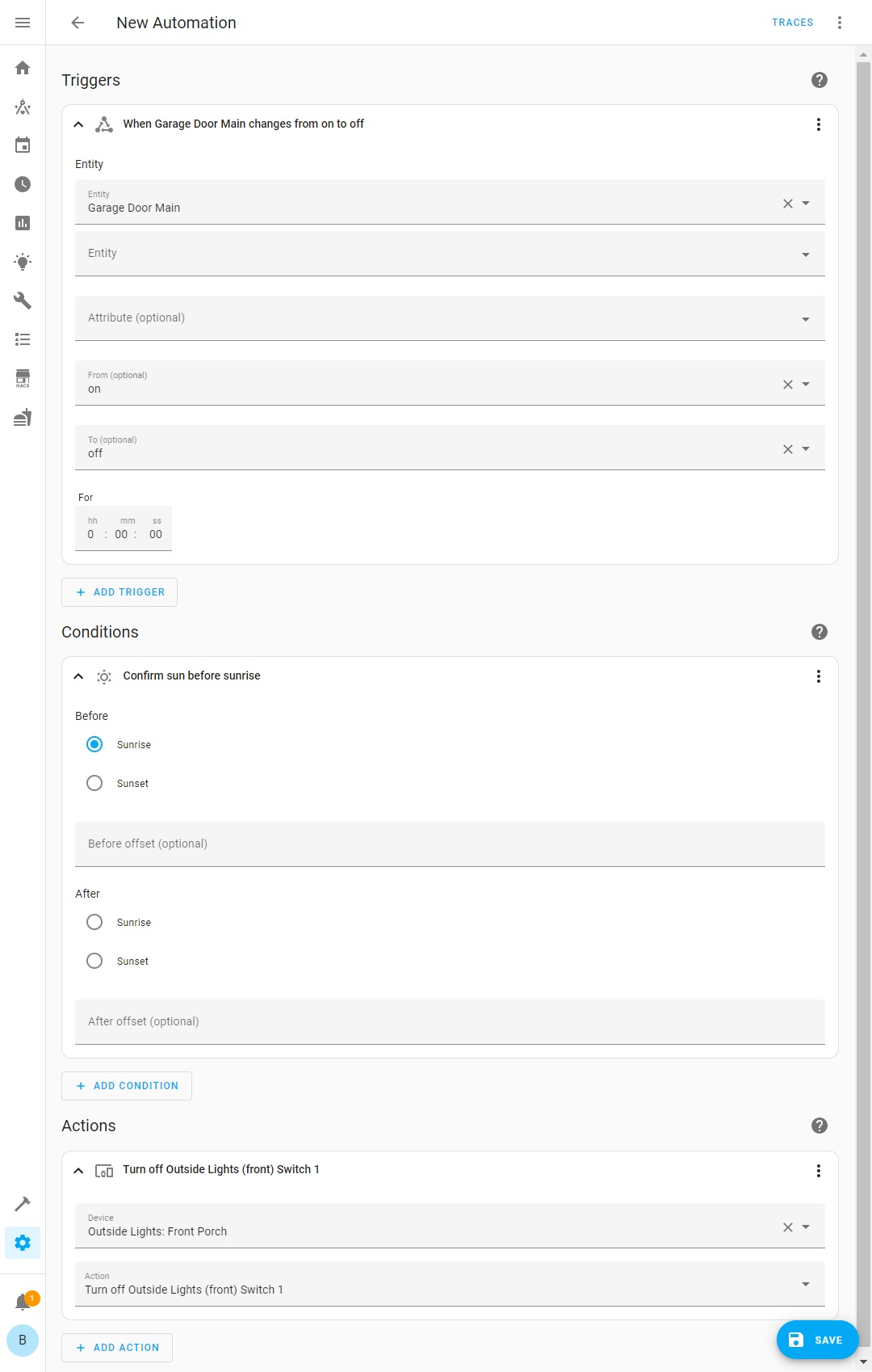 Home Assistant: Automate Lighting based on Time, Sunrise and Sunset - Brian Prom Blog