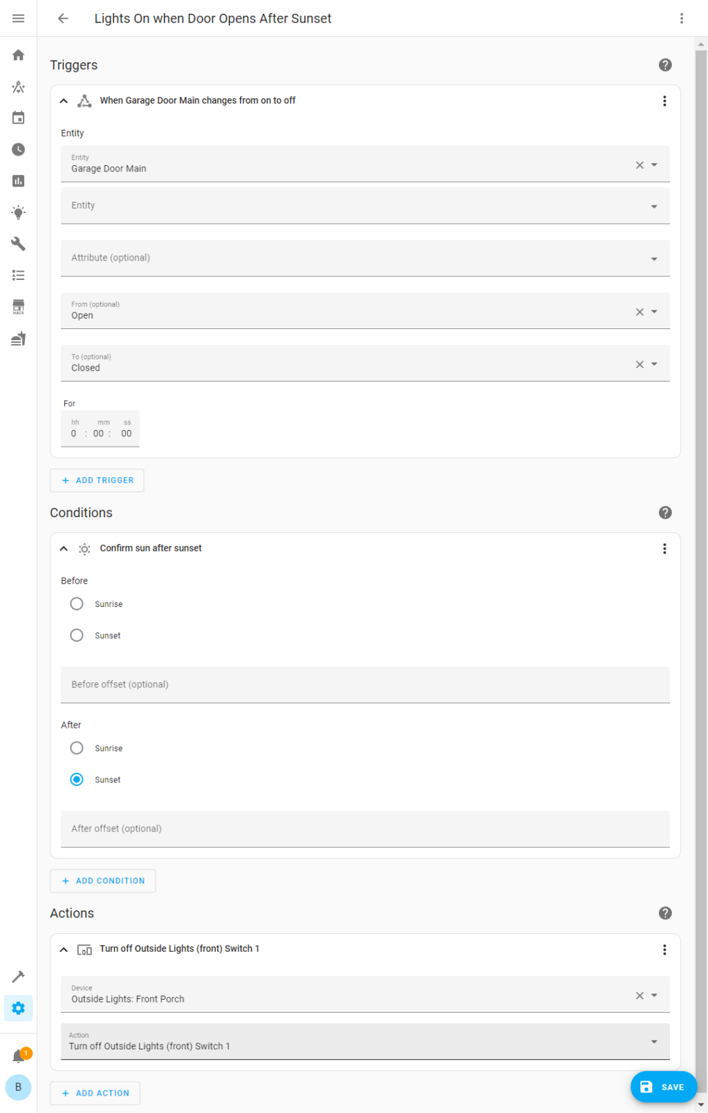 Home Assistant Automate Lighting Based On Time Sunrise And Sunset Brian Prom Blog