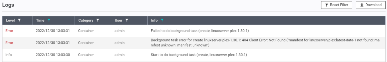 Update Container Version in QNAP Container Station 2 - Brian Prom Blog